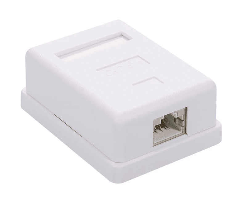ROSETA CAJA Rj45 CAT 6 SIMPLE - Grenelectronic Chile
