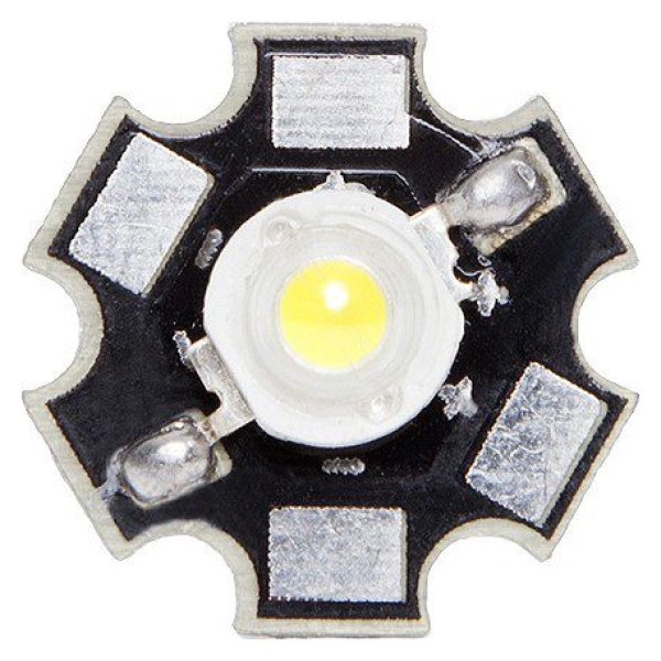 LED 1W CON BASE DISIPADORA - Grenelectronic Chile