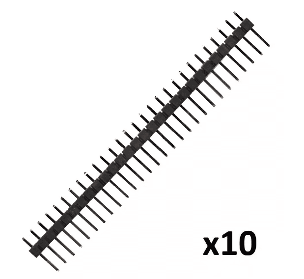 PINES HEADER MACHO CONECTOR PACK 10 UNIDAD - Grenelectronic Chile