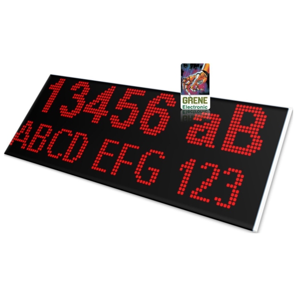 DISPLAY LED INDUSTRIAL 1 LINEA 16X64 - Grenelectronic Chile